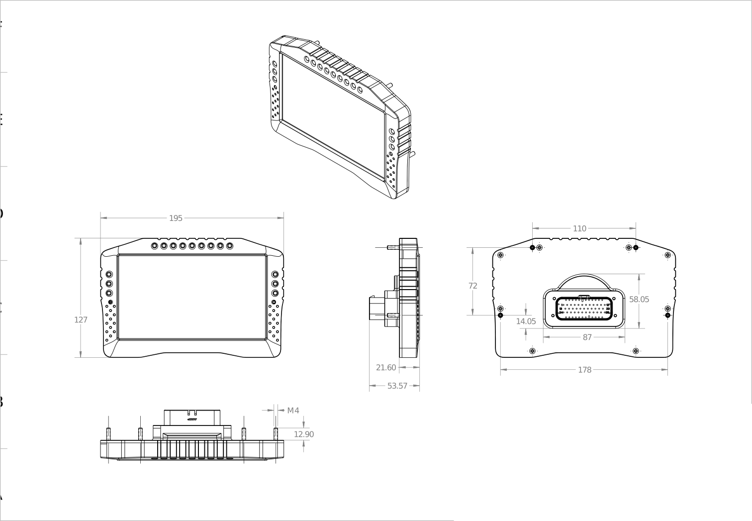 BlackFriday Bundle ECUMASTER ADU 7 Display + USB to CAN Module